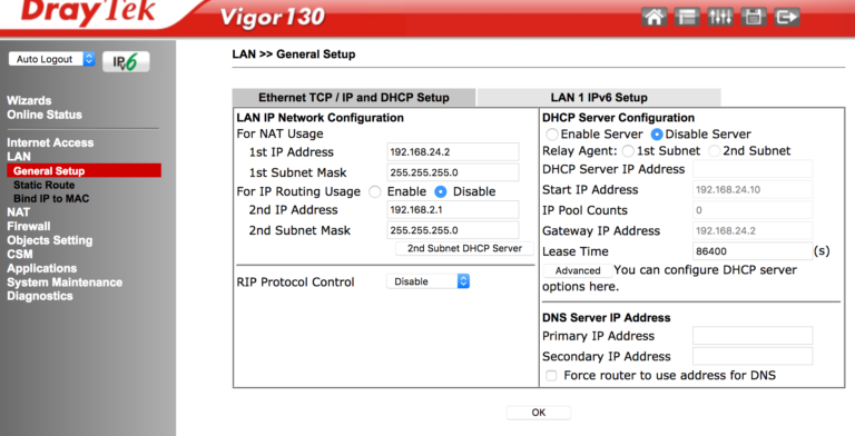 Vigor 130 Webinterface / PPPOE passthrough with Sophos UTM – /var/bergercity/